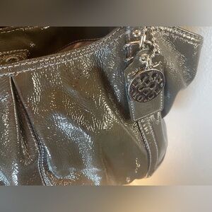 Coach | Bags | Coach Alexandra Patent Leather Shoulder Purse Satchel ...